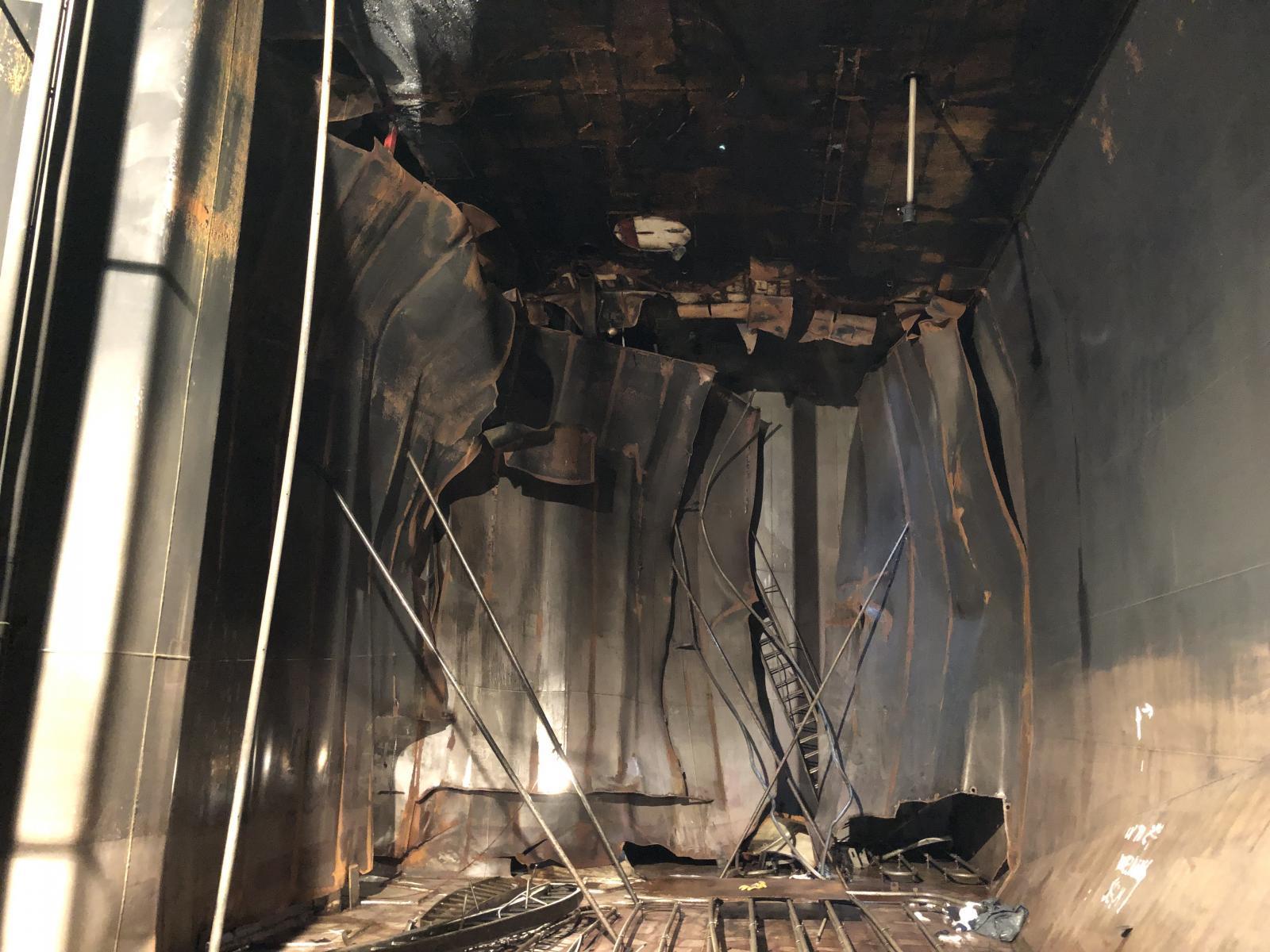 Chemical / Oil Tanker - Explosion And Fire In Cargo Tanks - Evdemon ...